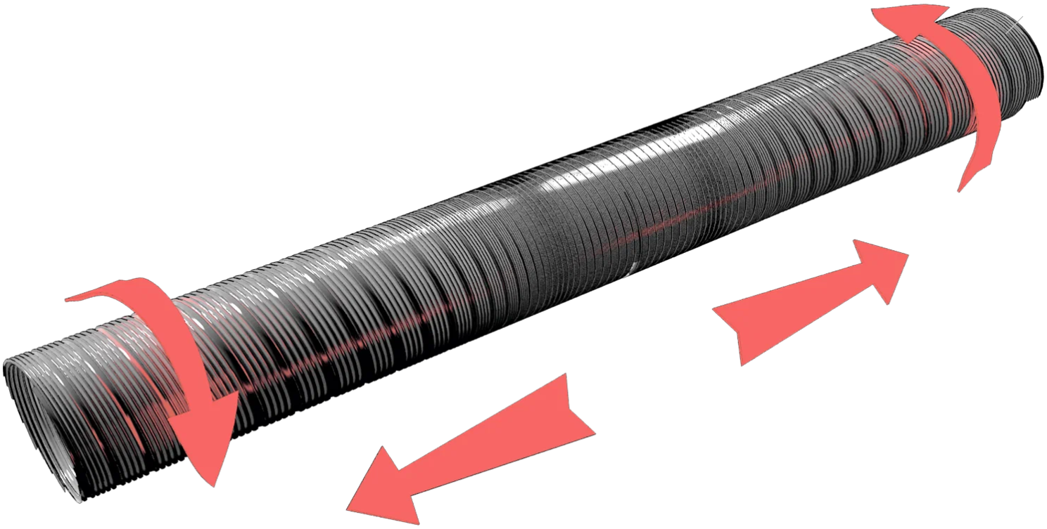 Tub flexibil gofrat din aluminiu Era 09ВА В90 (3m) | Magazin 4elements ...