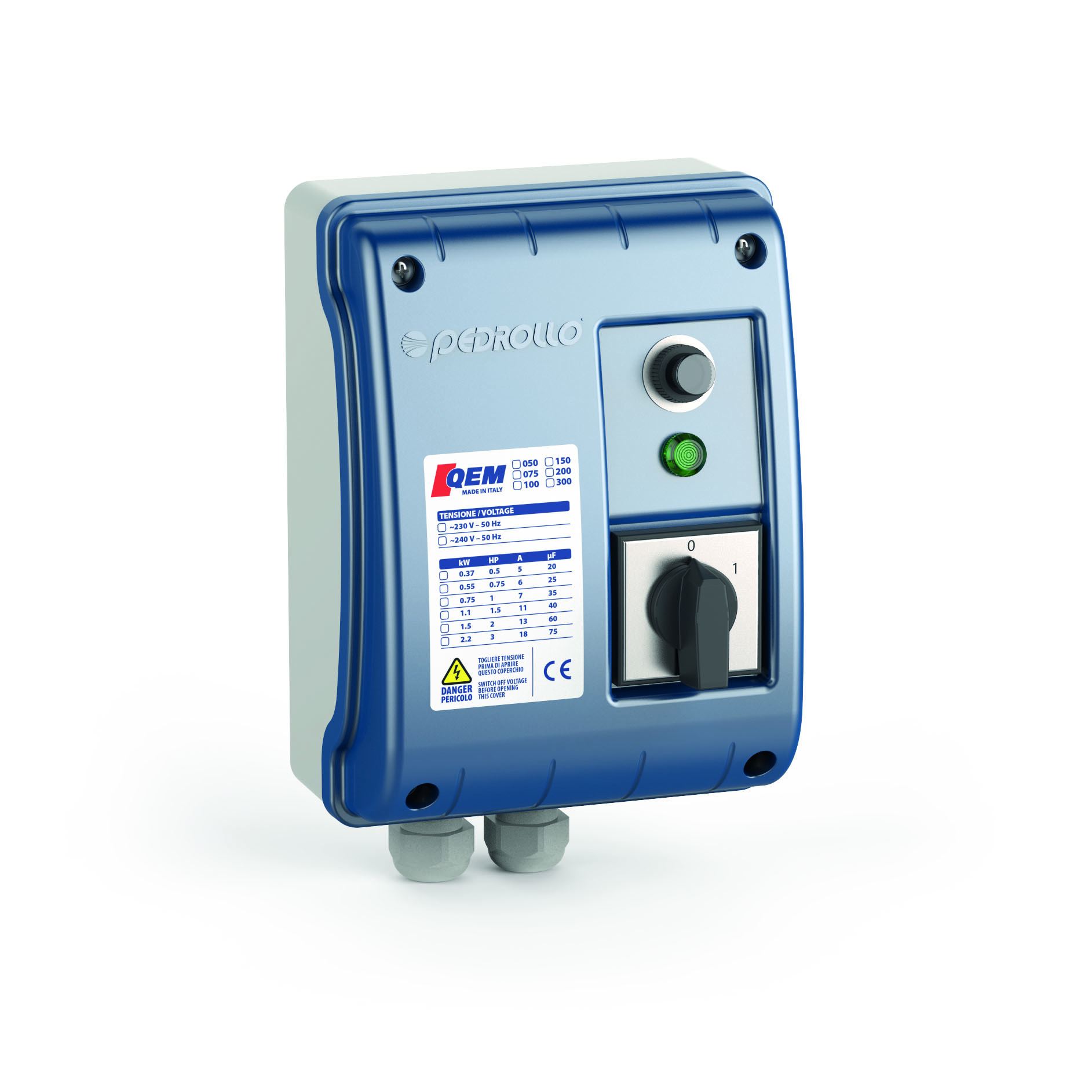 Panoul de control monofazat Pedrollo (1,1 kW) QEM 150 (NEW) | Magazin 4elements.md Pret ...